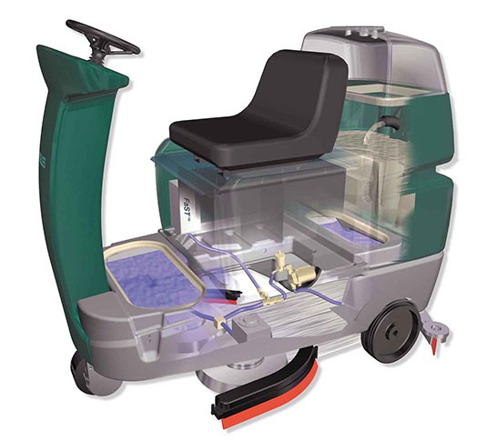 Speed Scrub Rider Floor Scrubber | Nobles