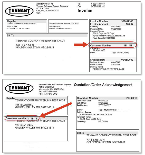 Finding Your Customer Number | Nobles